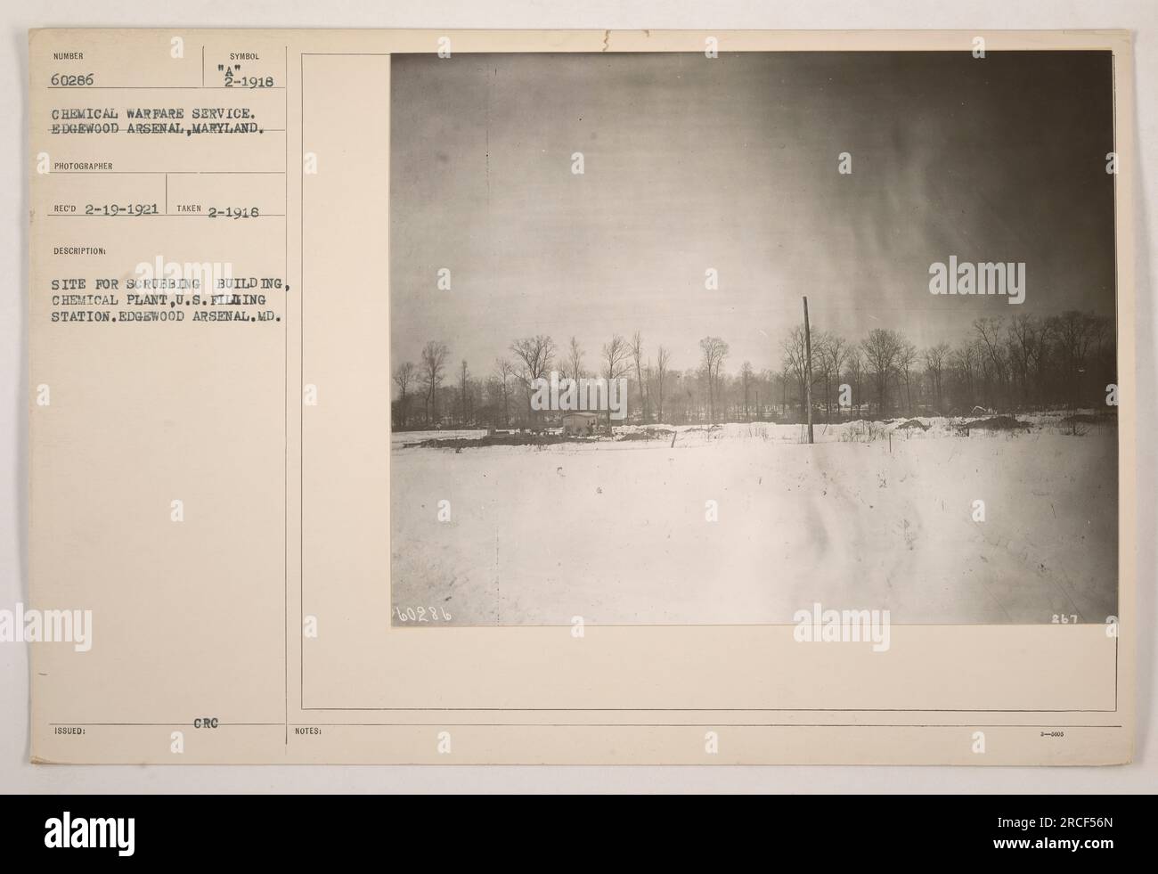 Edgewood Arsenal, located in Maryland, was the site for various ...