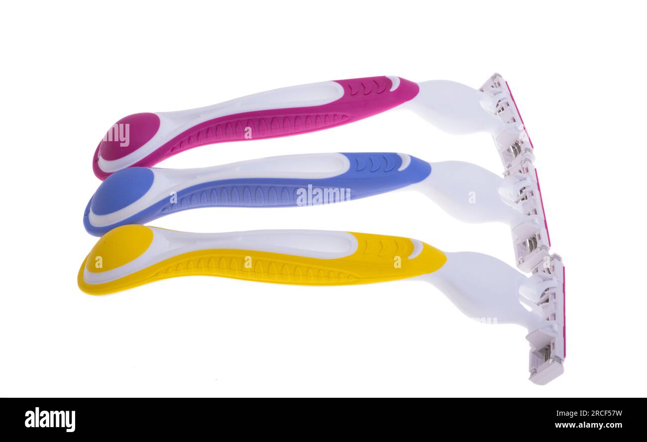 razor isolated on white background Stock Photo - Alamy