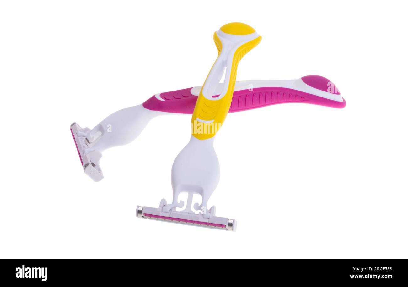 razor isolated on white background Stock Photo - Alamy