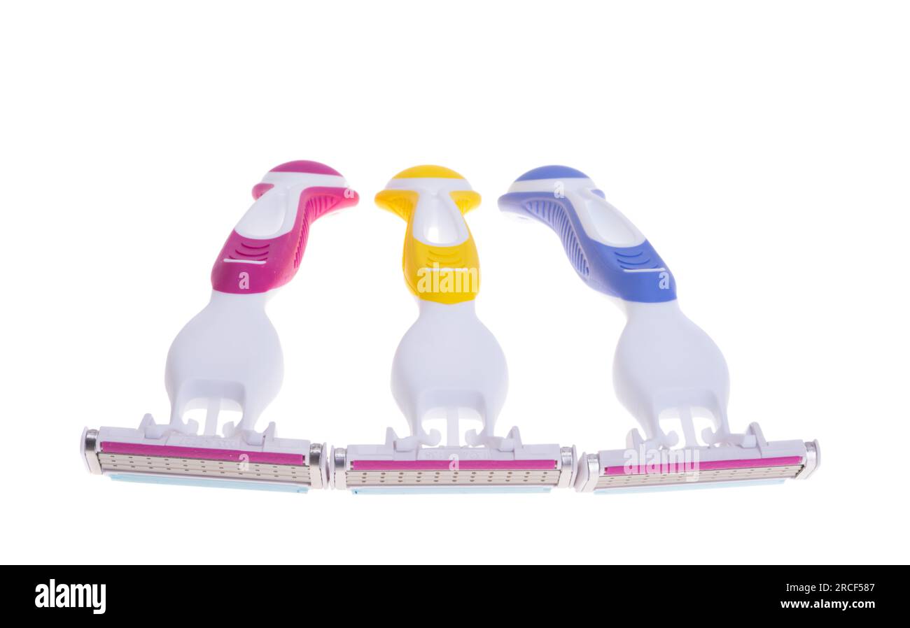 razor isolated on white background Stock Photo - Alamy