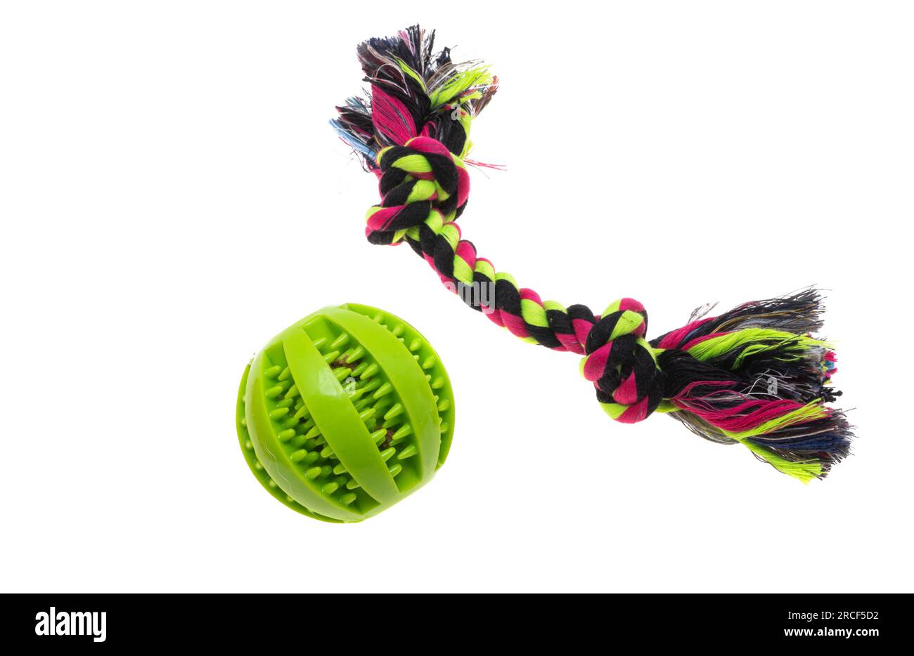 dog toys isolated on white background Stock Photo - Alamy