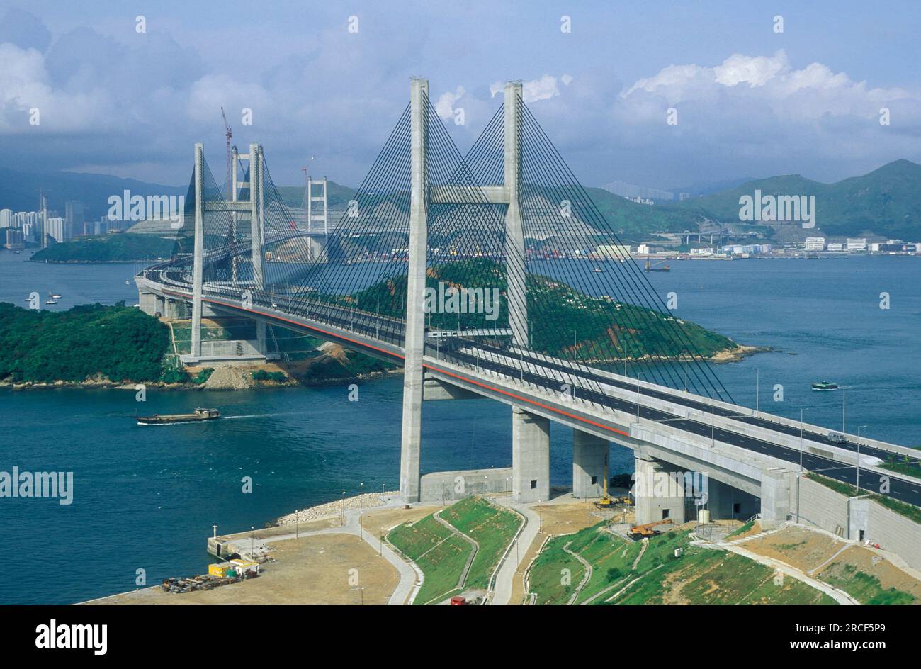 Tsing ma bridge construction hi-res stock photography and images - Alamy