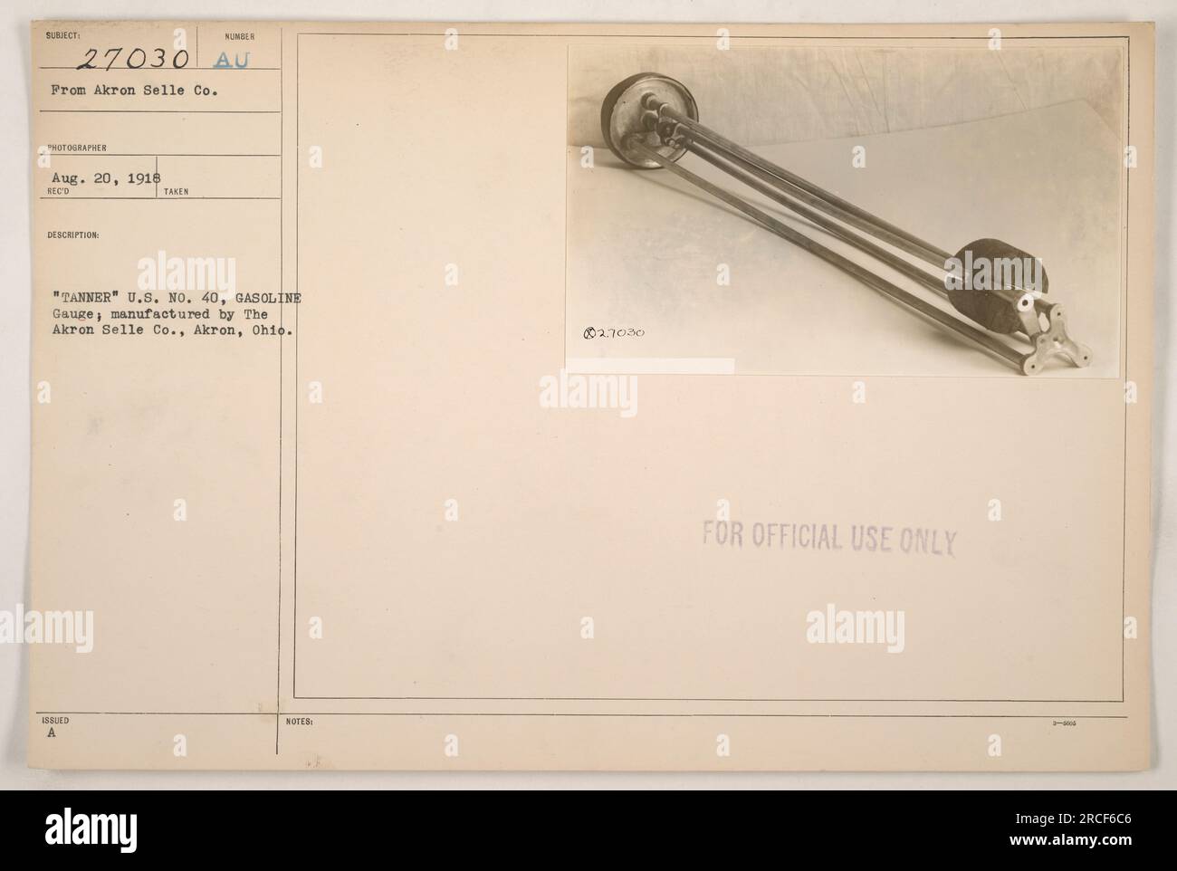 Akron selle co manufactured gauge hi-res stock photography and images ...