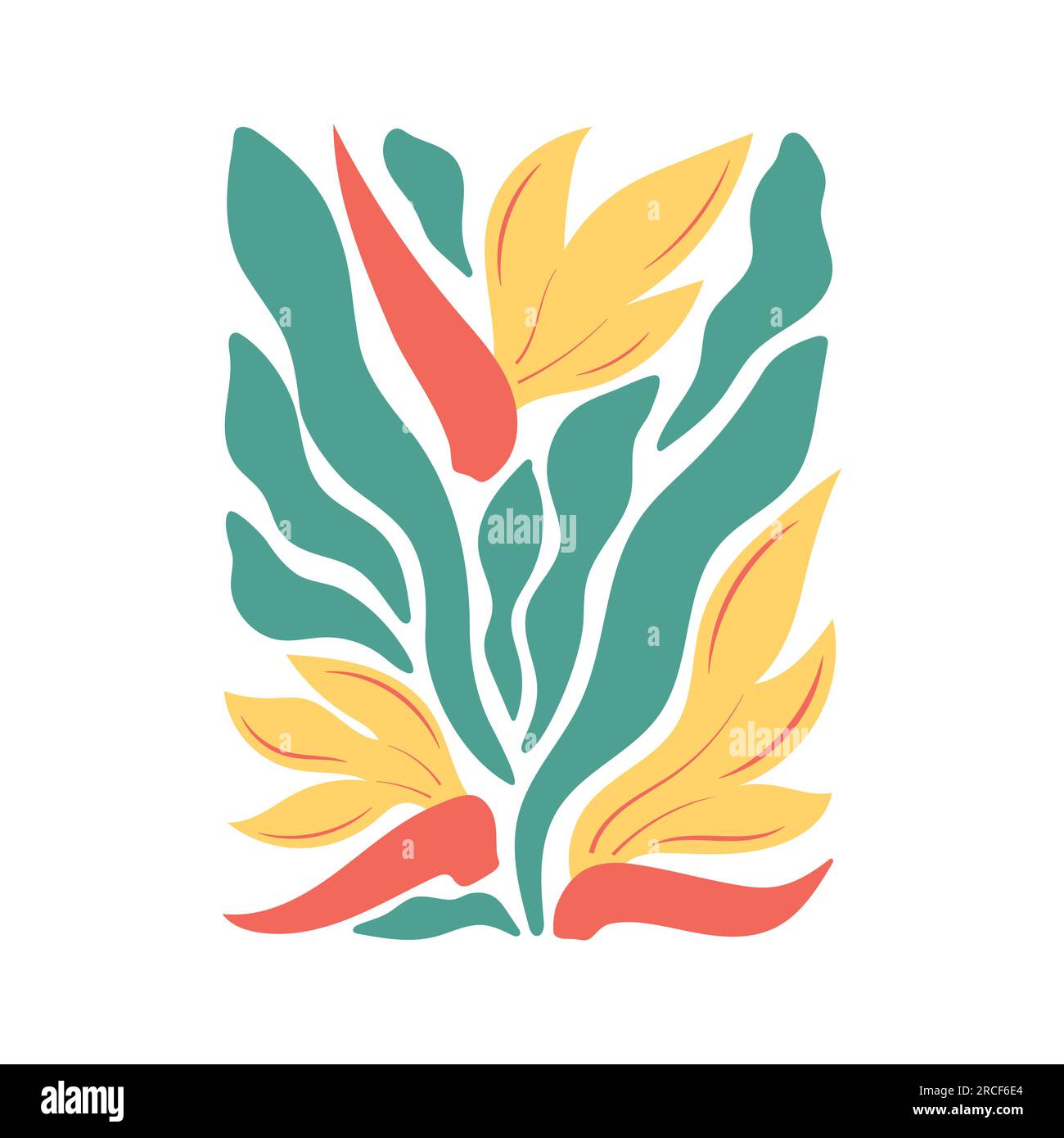 Floral design shapes hi-res stock photography and images - Alamy