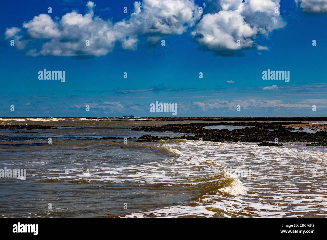 Scenic photo of the seaside in UK Stock Photo - Alamy