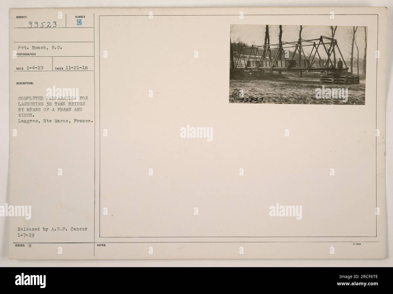 Soldiers prepare for launching a tank bridge in Langres, Hte Marne ...