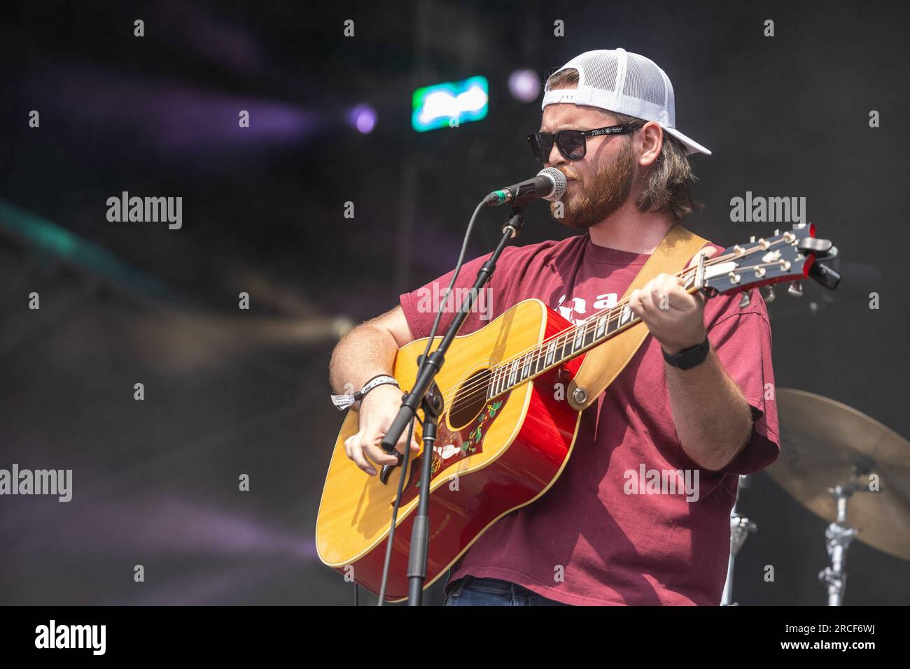 Chicago, USA. 13th July, 2023. Country musician J.R. Carroll during the ...