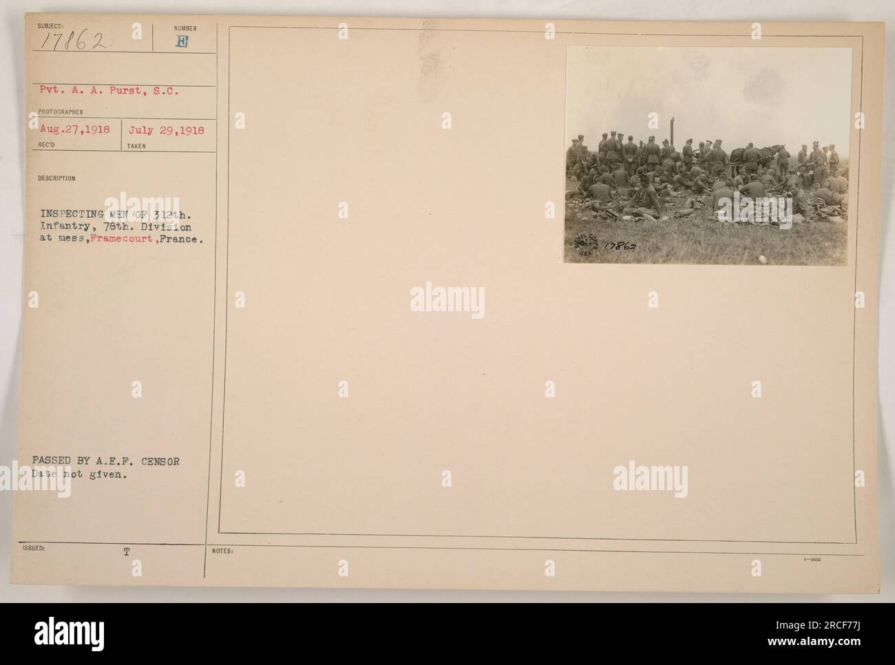 312th infantry division hi-res stock photography and images - Alamy