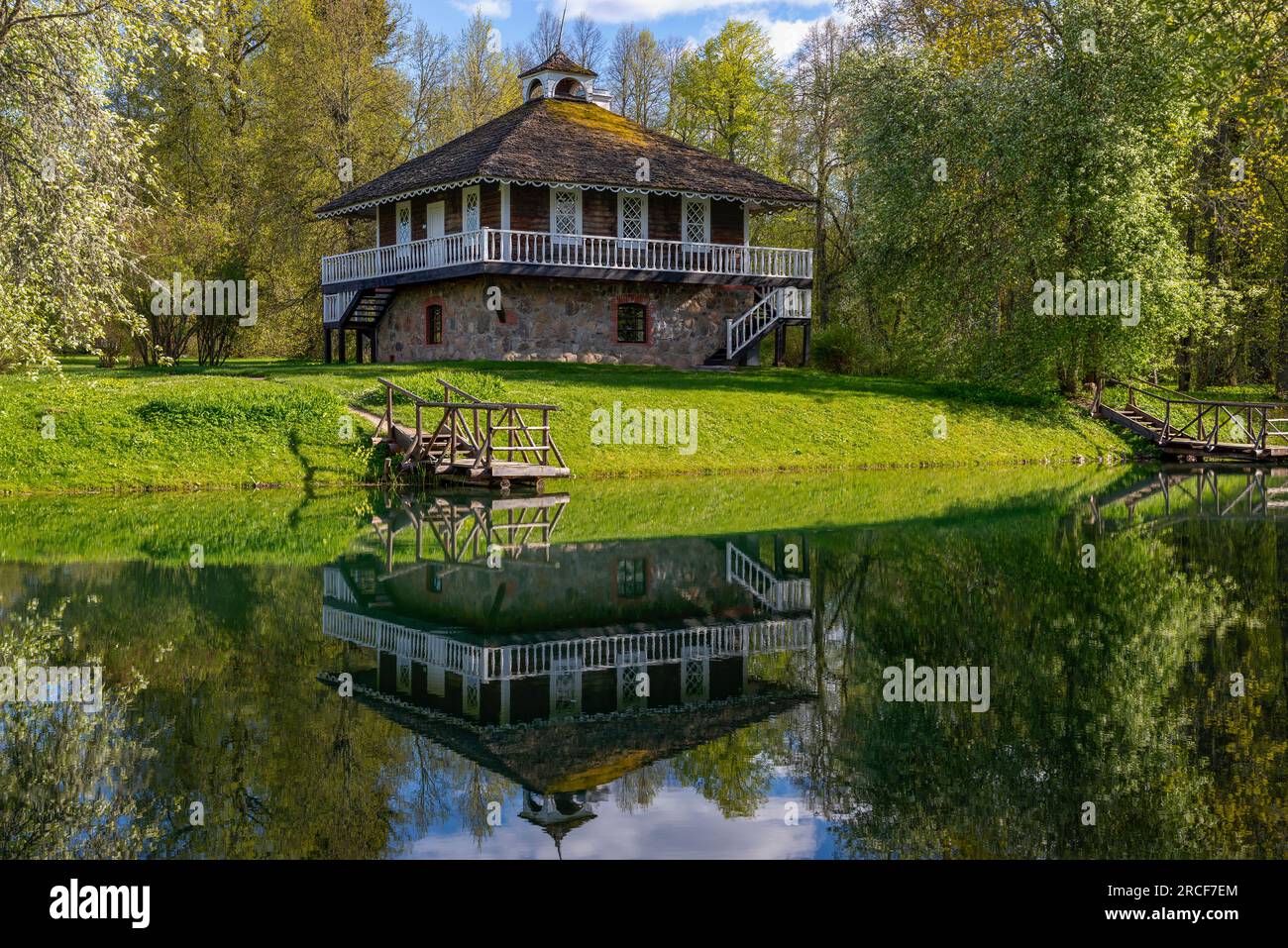 PUSHKIN MOUNTAINS, RUSSIA - MAY 07, 2023: House-Museum of Hannibal ...