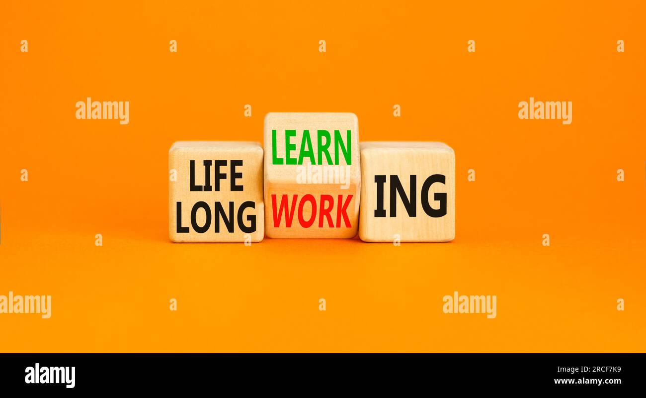 Lifelong learning working symbol. Concept word Lifelong learning ...