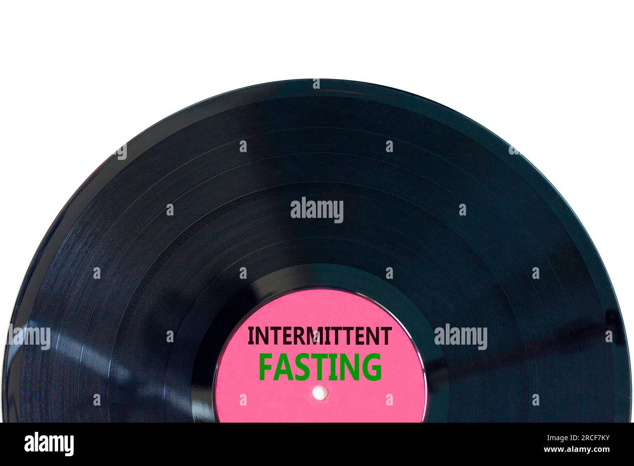 Intermittent fasting symbol. Concept words Intermittent fasting on ...