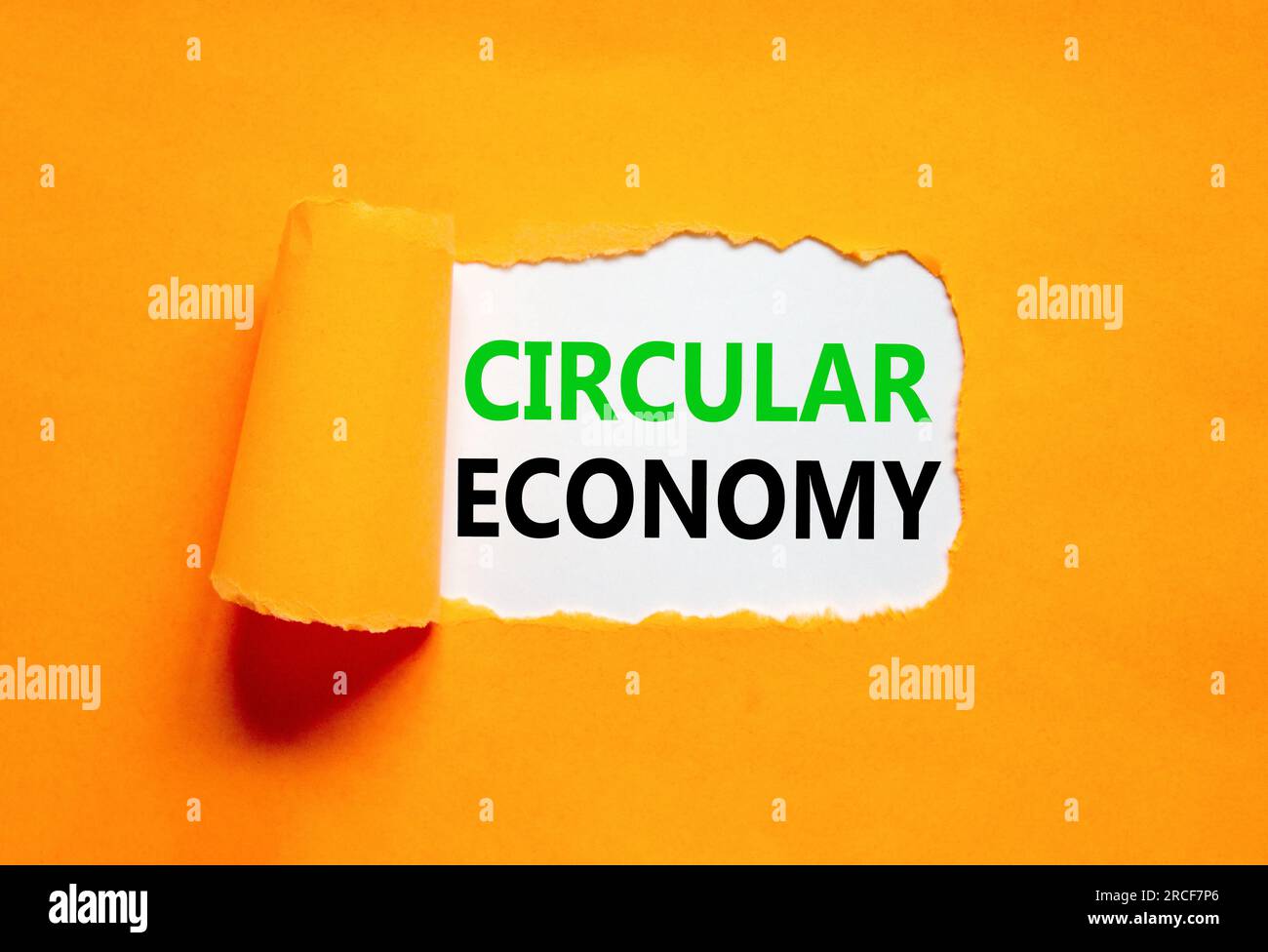 Circular economy symbol. Concept words Circular economy on beautiful ...