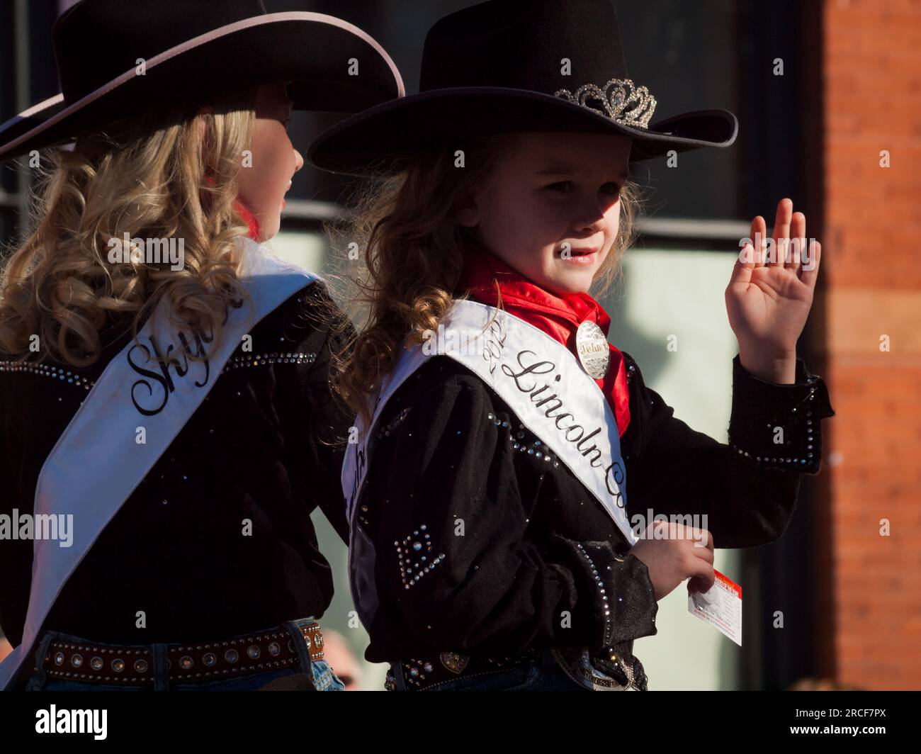 Cowgirl smiling stock hi-res stock photography and images - Alamy