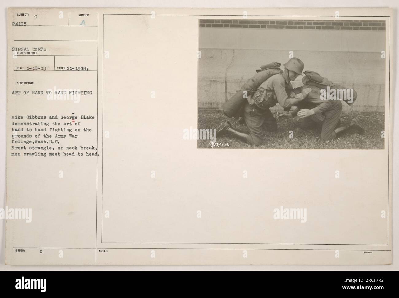 Image: Two soldiers demonstrating hand-to-hand combat techniques at the ...