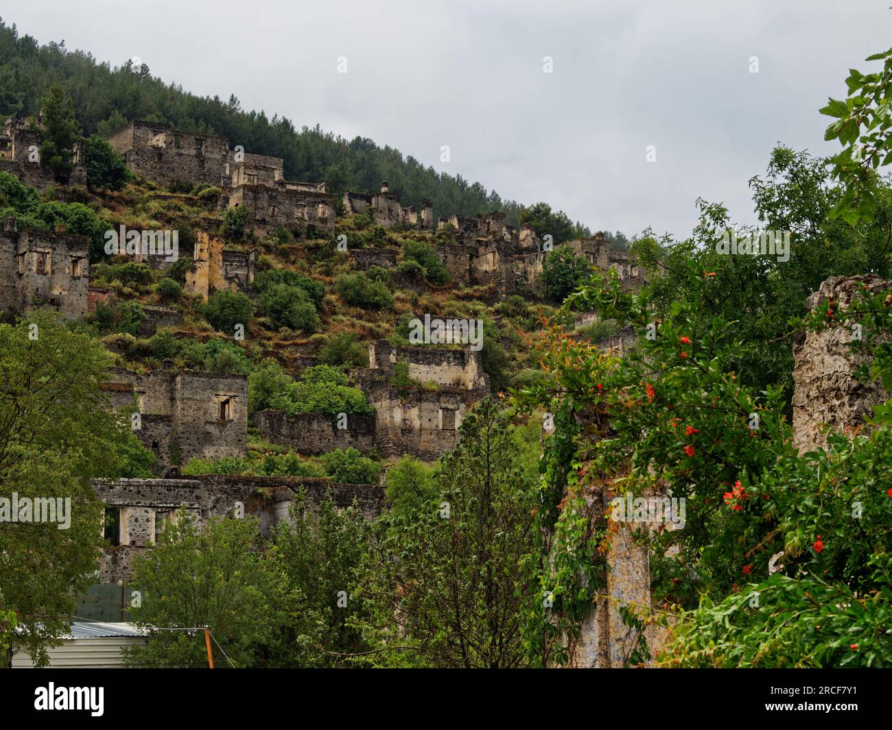 Kayakoy , Mugla Province, Turkey Stock Photo - Alamy