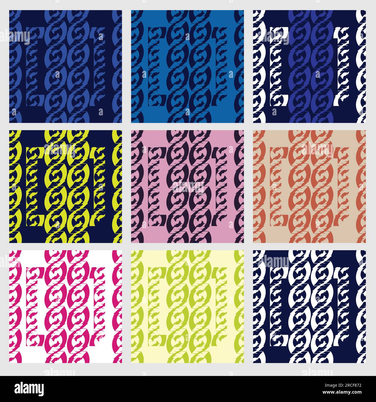 Set of patterns with abstract beans; two colors pattern Stock Vector ...