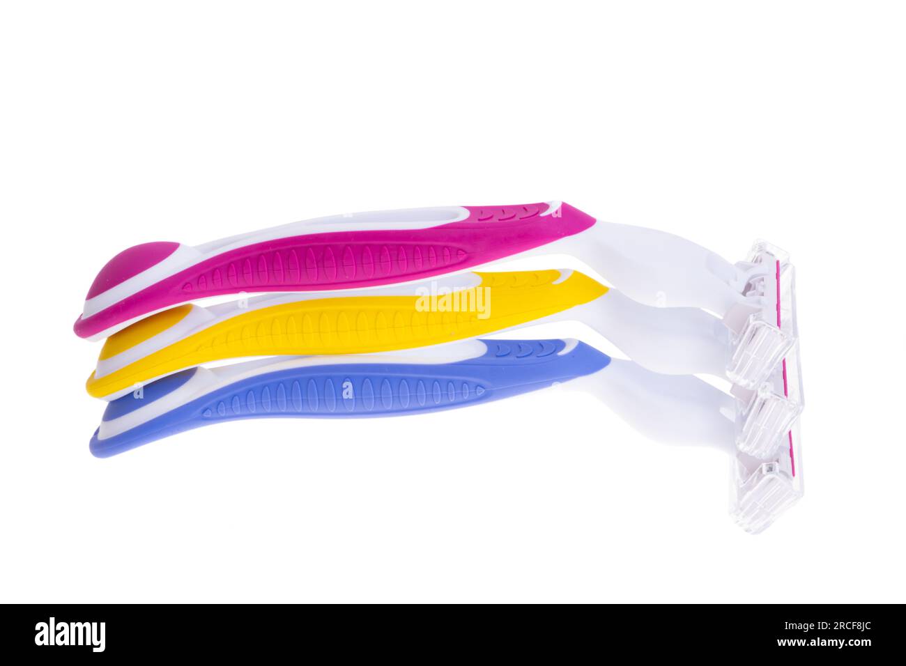 female razor isolated on white background Stock Photo - Alamy