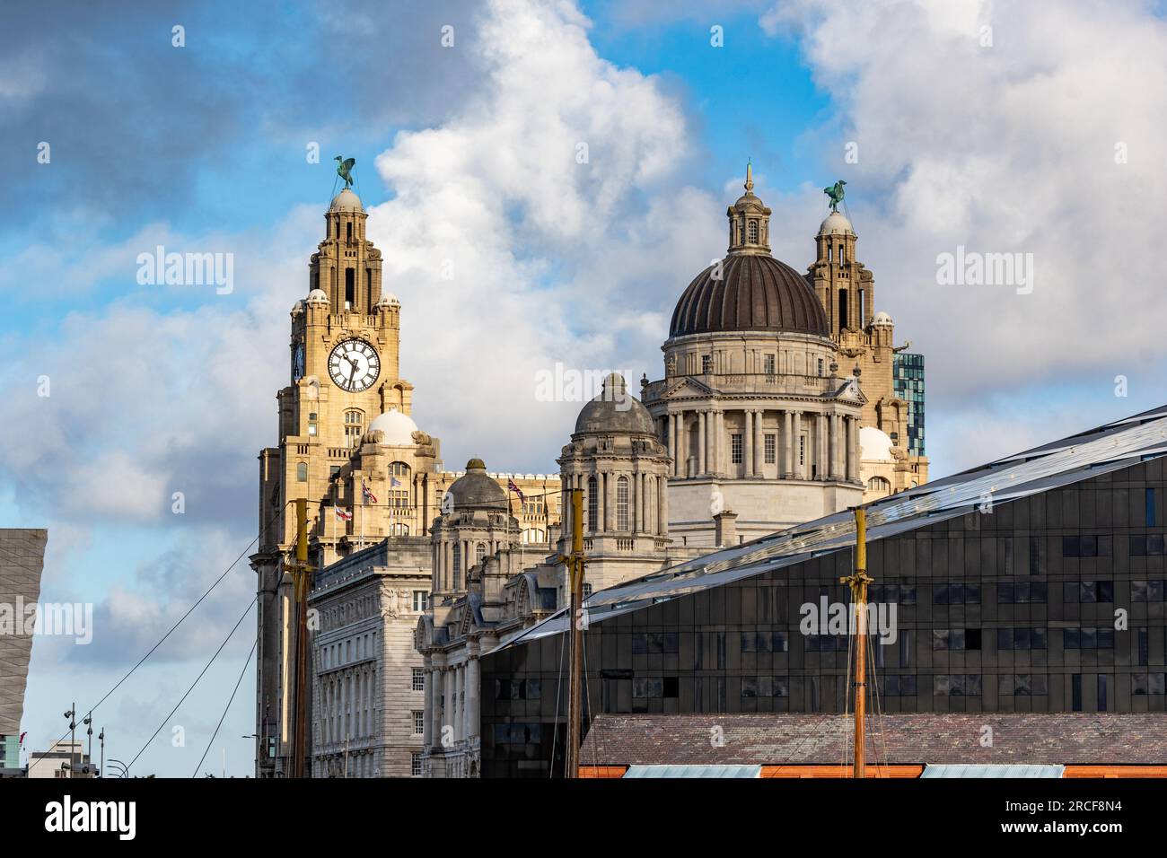 Aerial panorama liverpool liverpool hi-res stock photography and images ...