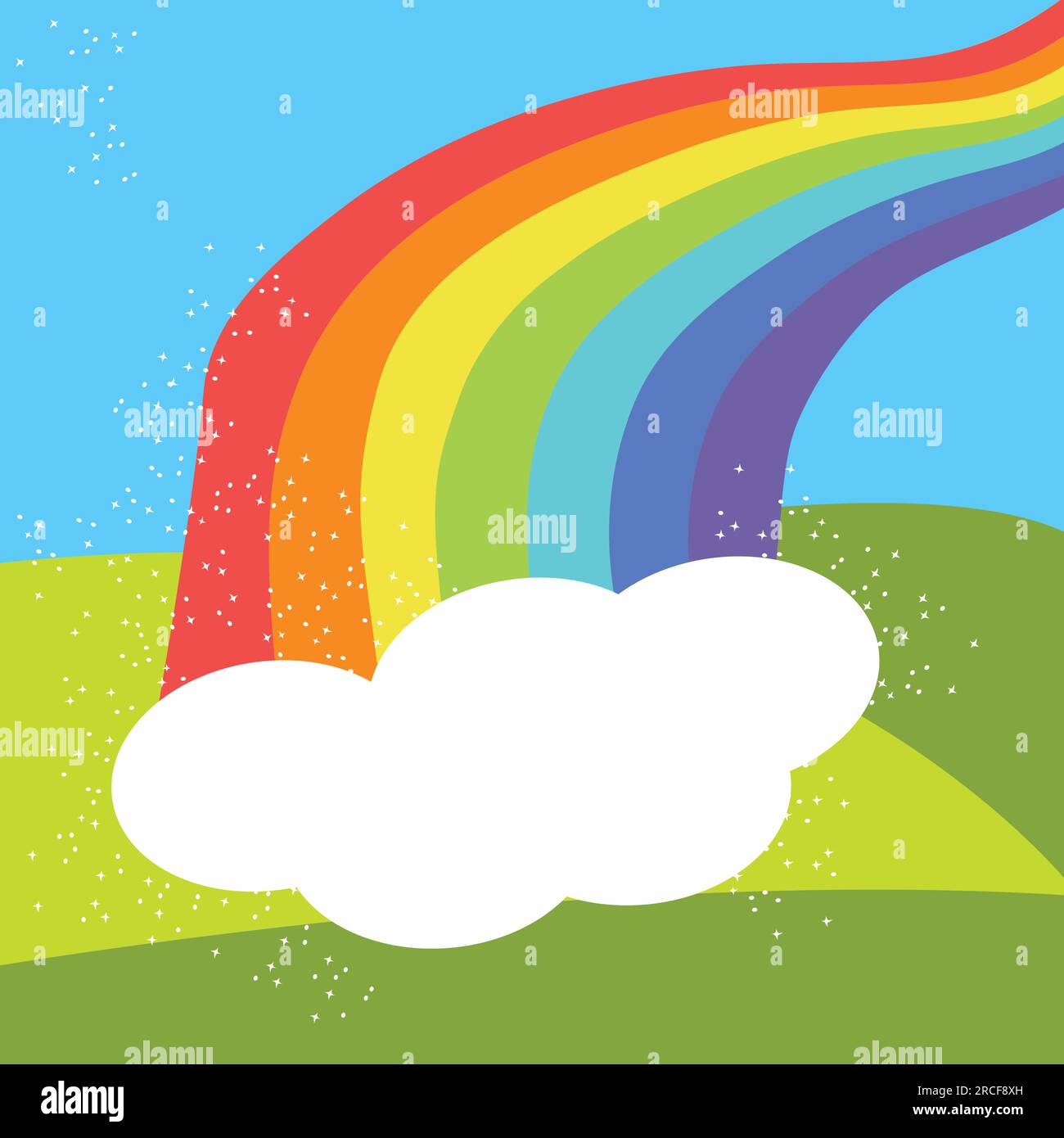 Wallpaper design psychedelic with a rainbow; can be used as wallpaper ...