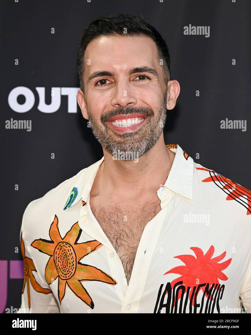 July 13, 2023, Los Angeles, California, USA: Josh Gonzalez attends Outfest Opening Night Gala ...