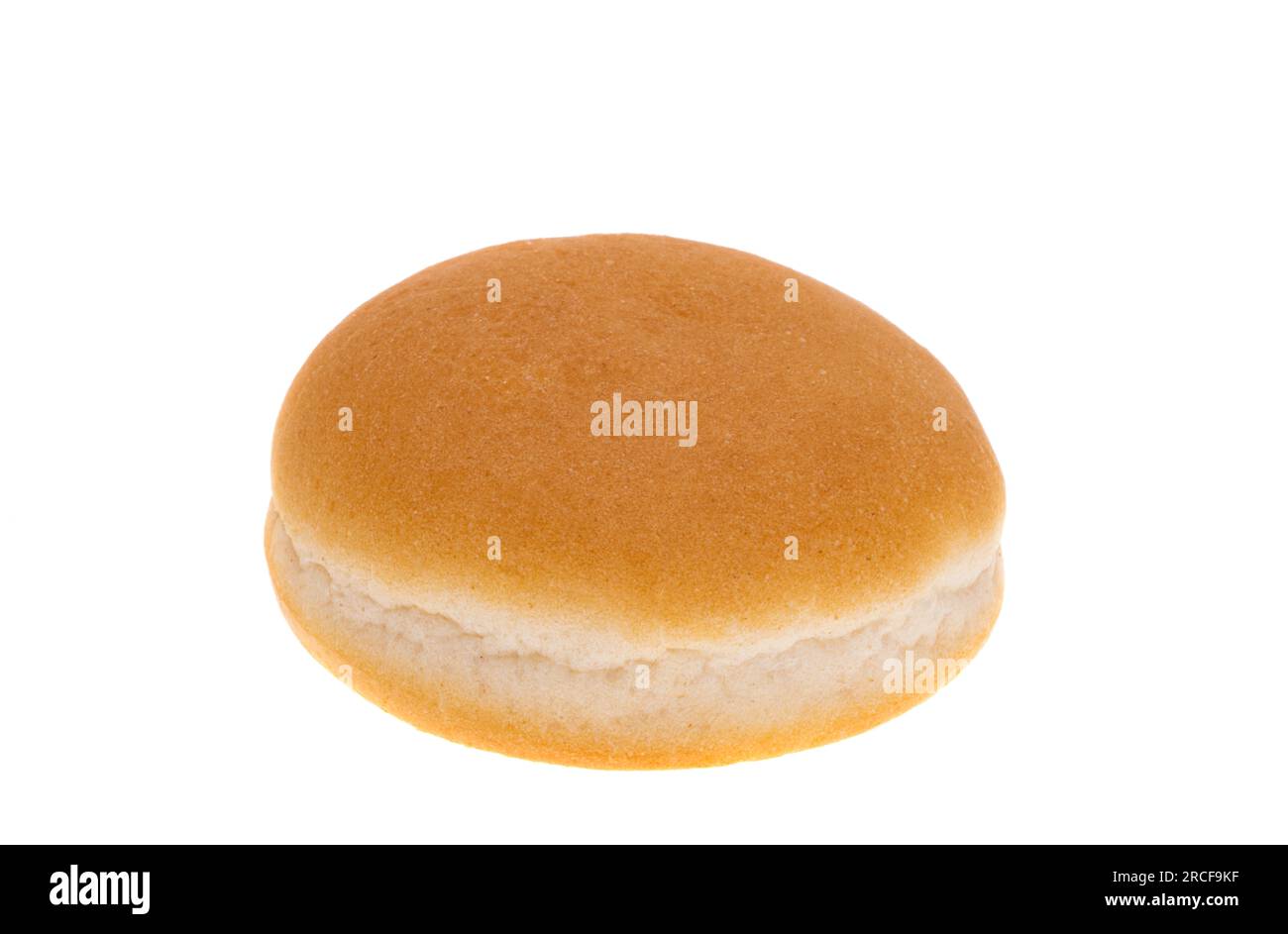 cheeseburger bun isolated on white background Stock Photo - Alamy