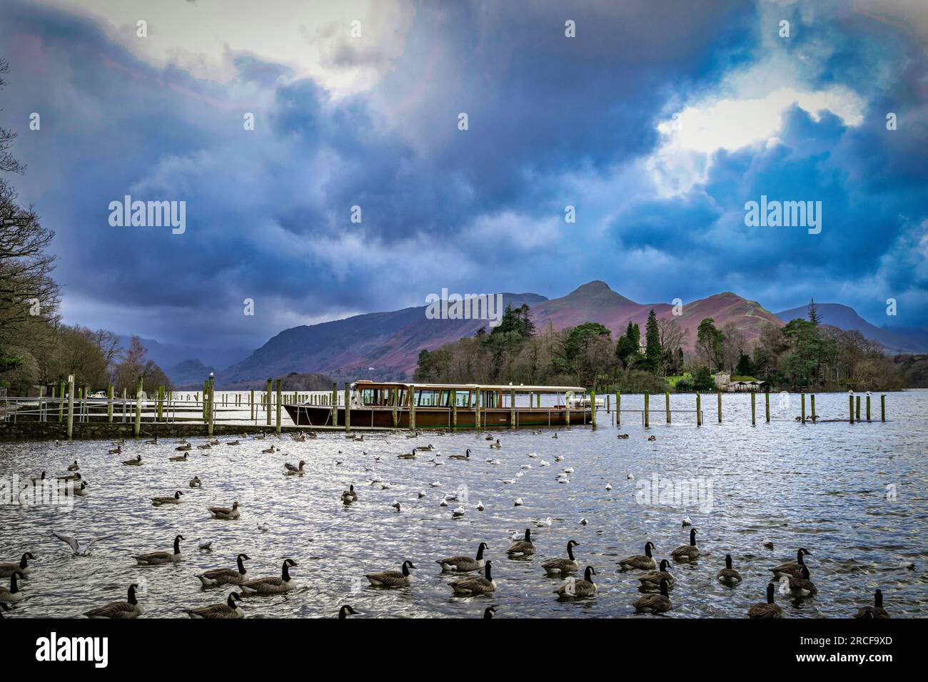 Scenic landscape photo of the nature in Lake District Stock Photo - Alamy