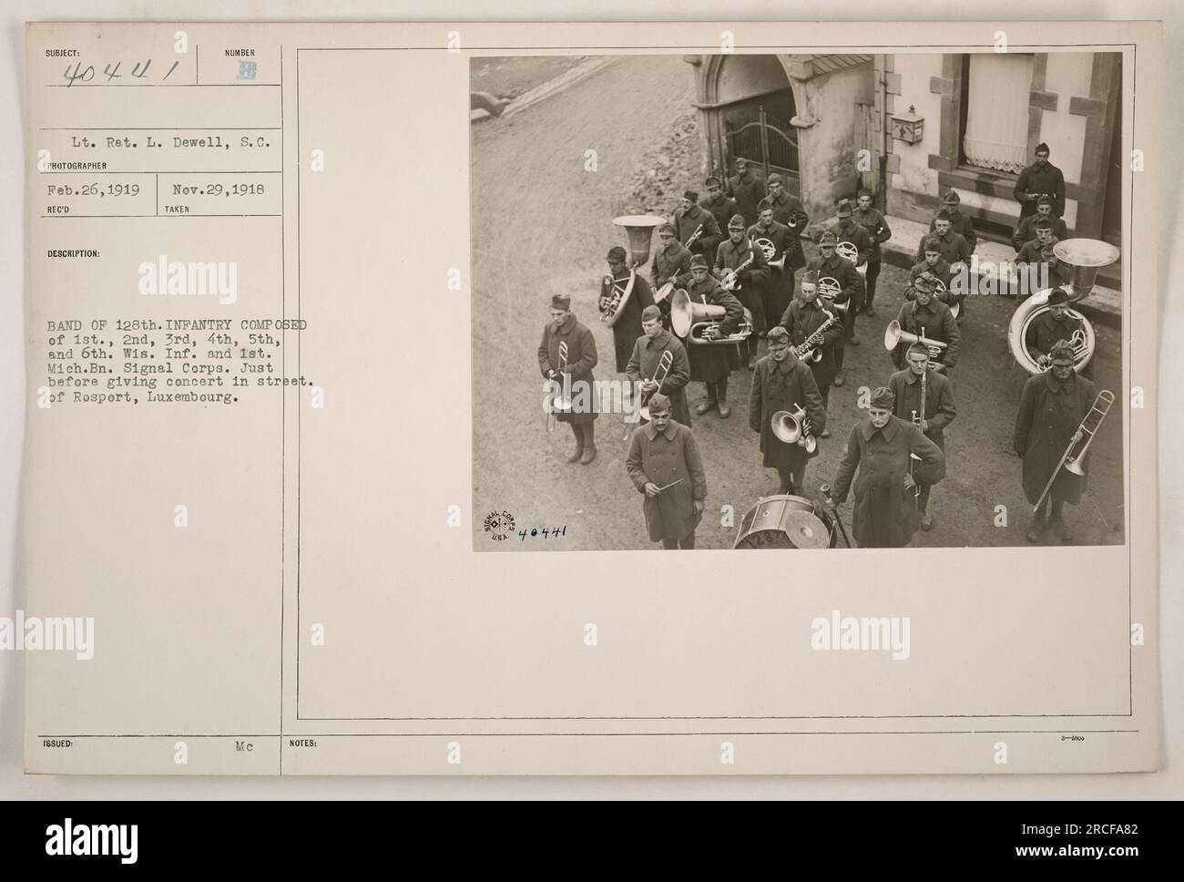 128th infantry band hi-res stock photography and images - Alamy