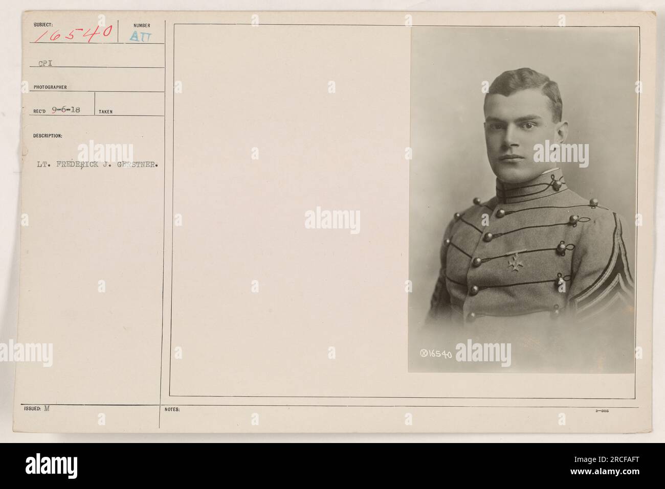 Lt frederick j gerstner hi-res stock photography and images - Alamy