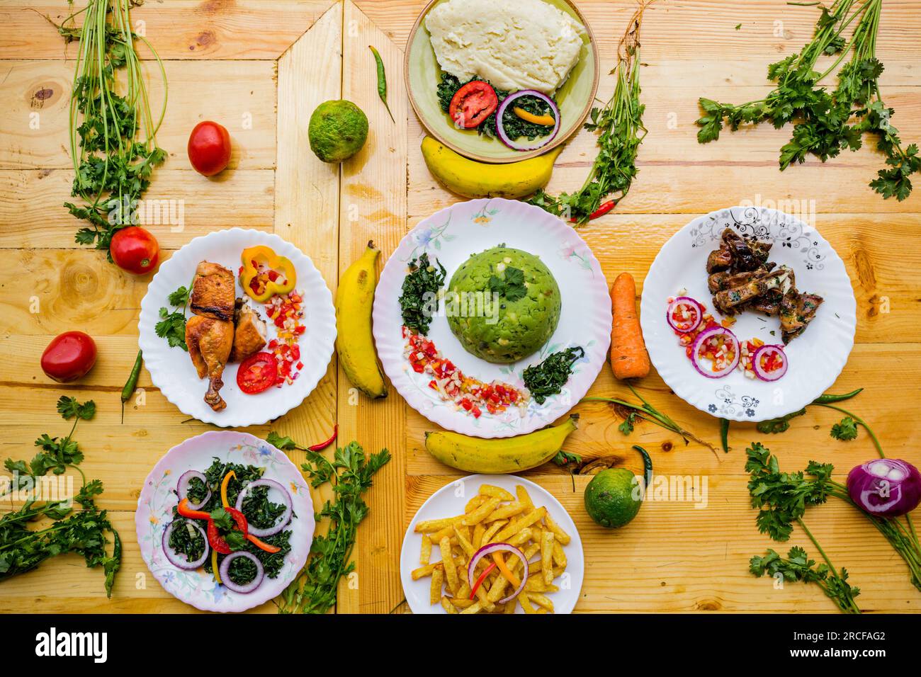 Kenyan cuisine includes ugali, chapati, githeri, goat, Nyama Choma ...