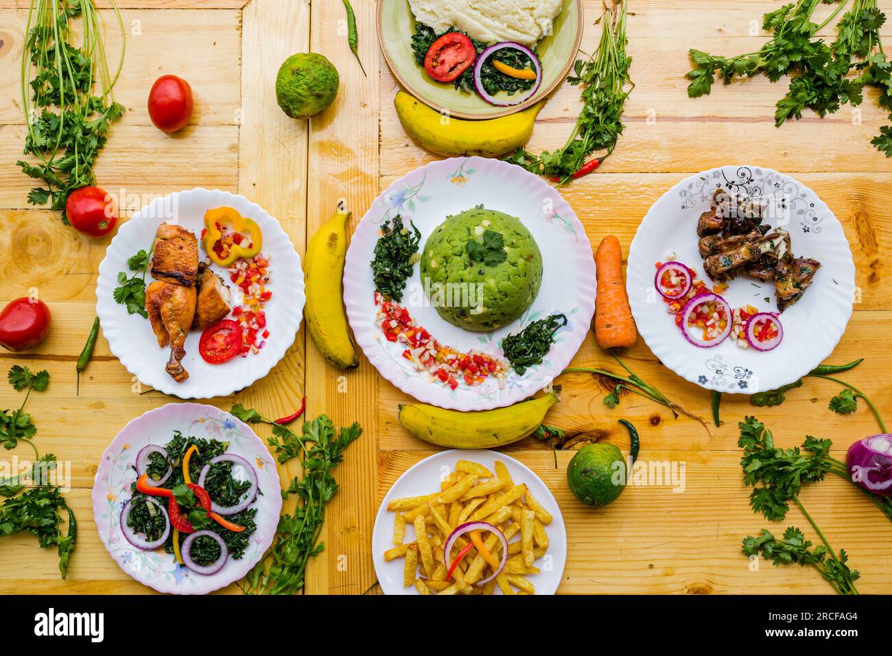 Kenyan cuisine includes ugali, chapati, githeri, goat, Nyama Choma ...