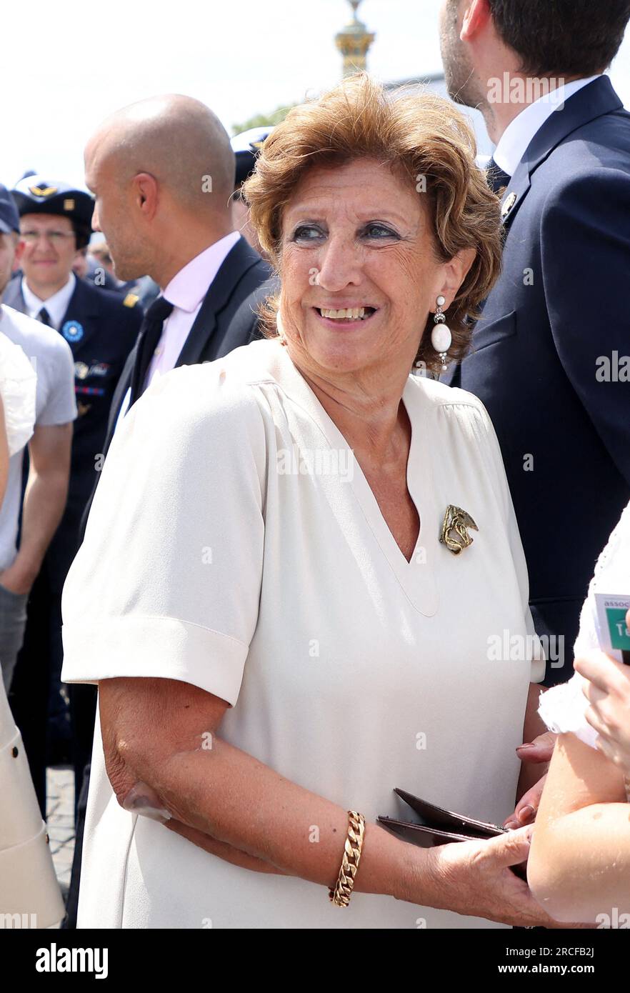 Paris, France. 14th July, 2023. French President's mother Françoise ...