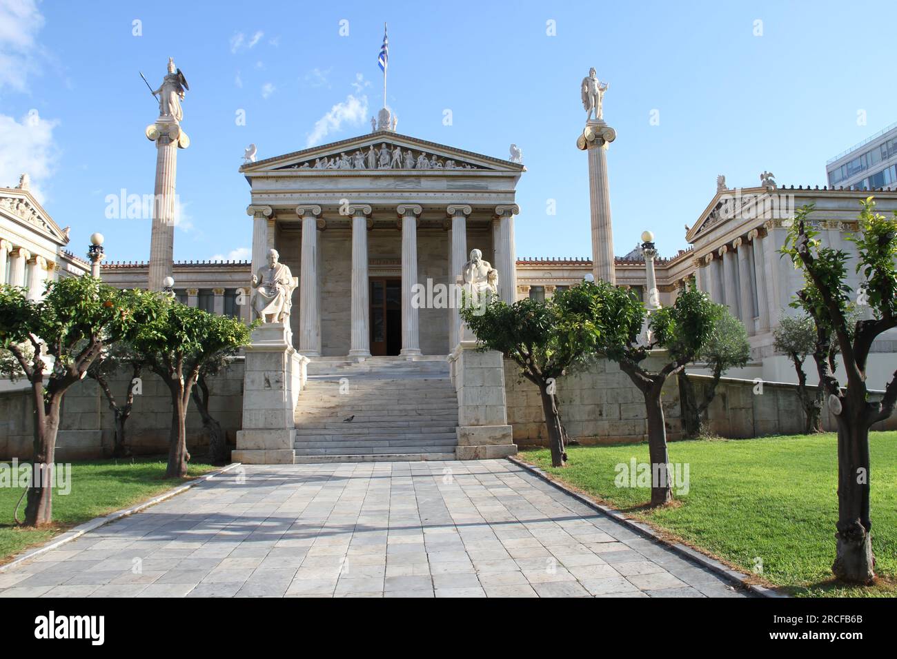 Classical, buildings in Athens, Greece Stock Photo - Alamy
