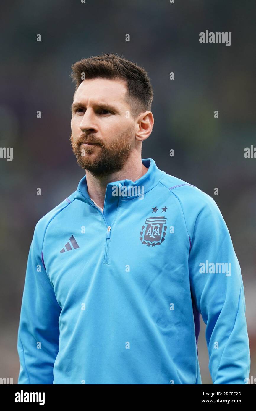 Lusail, Qatar, 26, November, 2022. Lionel Messi from Argentina during ...