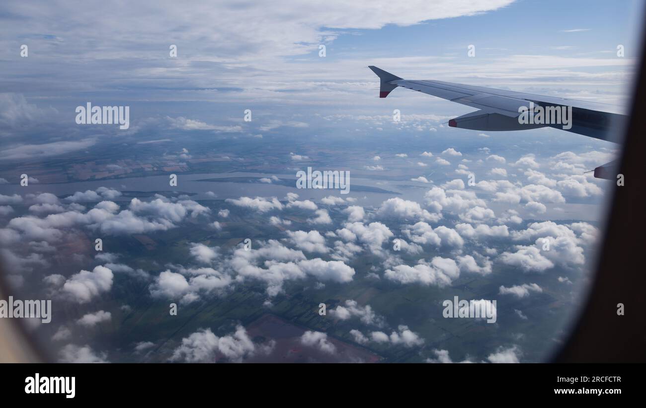 Aerial Views, scenes from an airliner Stock Photo - Alamy