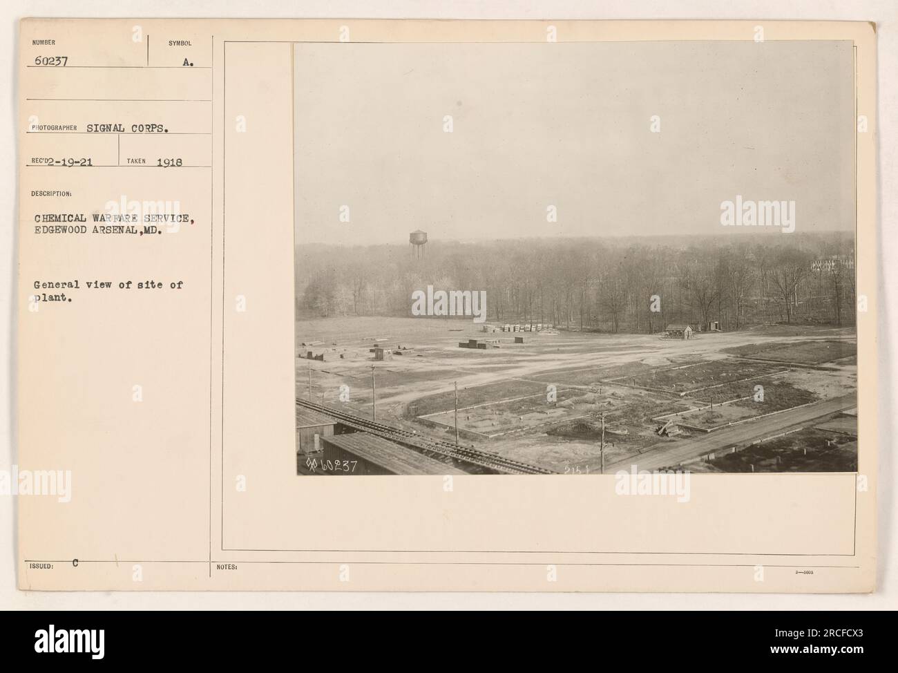 "General view of the site of Plant Number 60237 at Edgewood Arsenal, MD ...