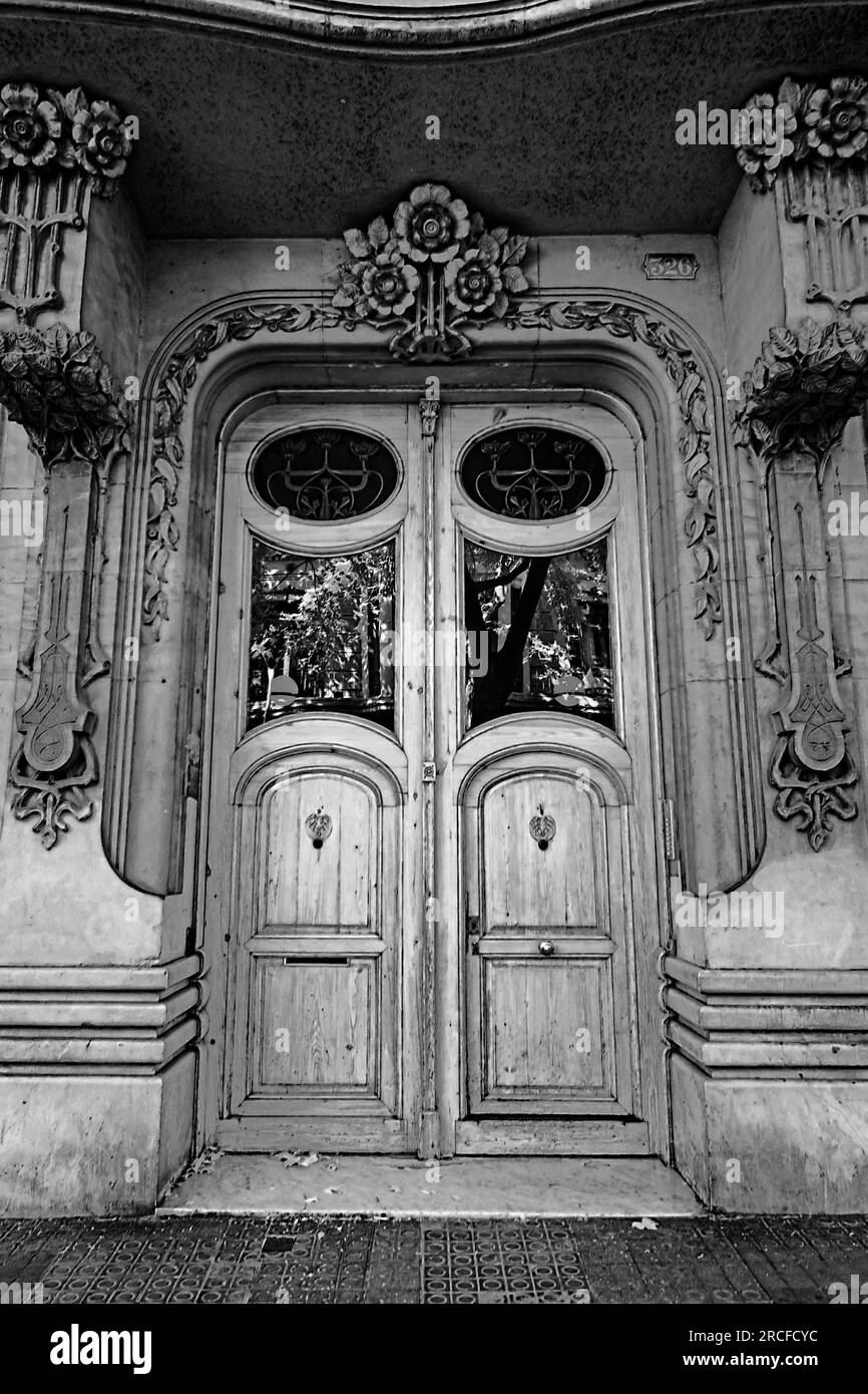 Background medieval wooden door Black and White Stock Photos & Images ...