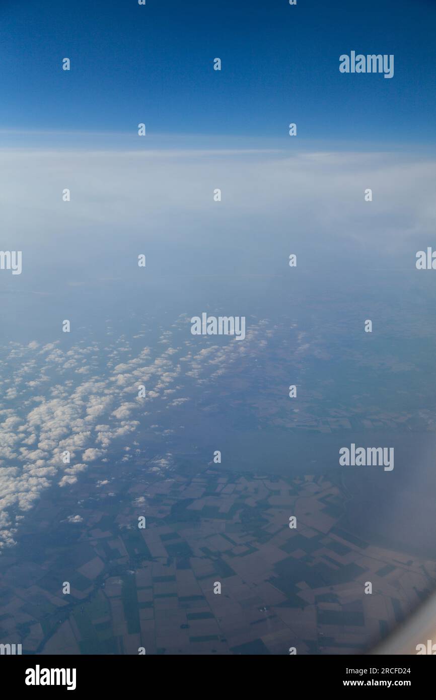 Aerial Views, scenes from an airliner Stock Photo - Alamy