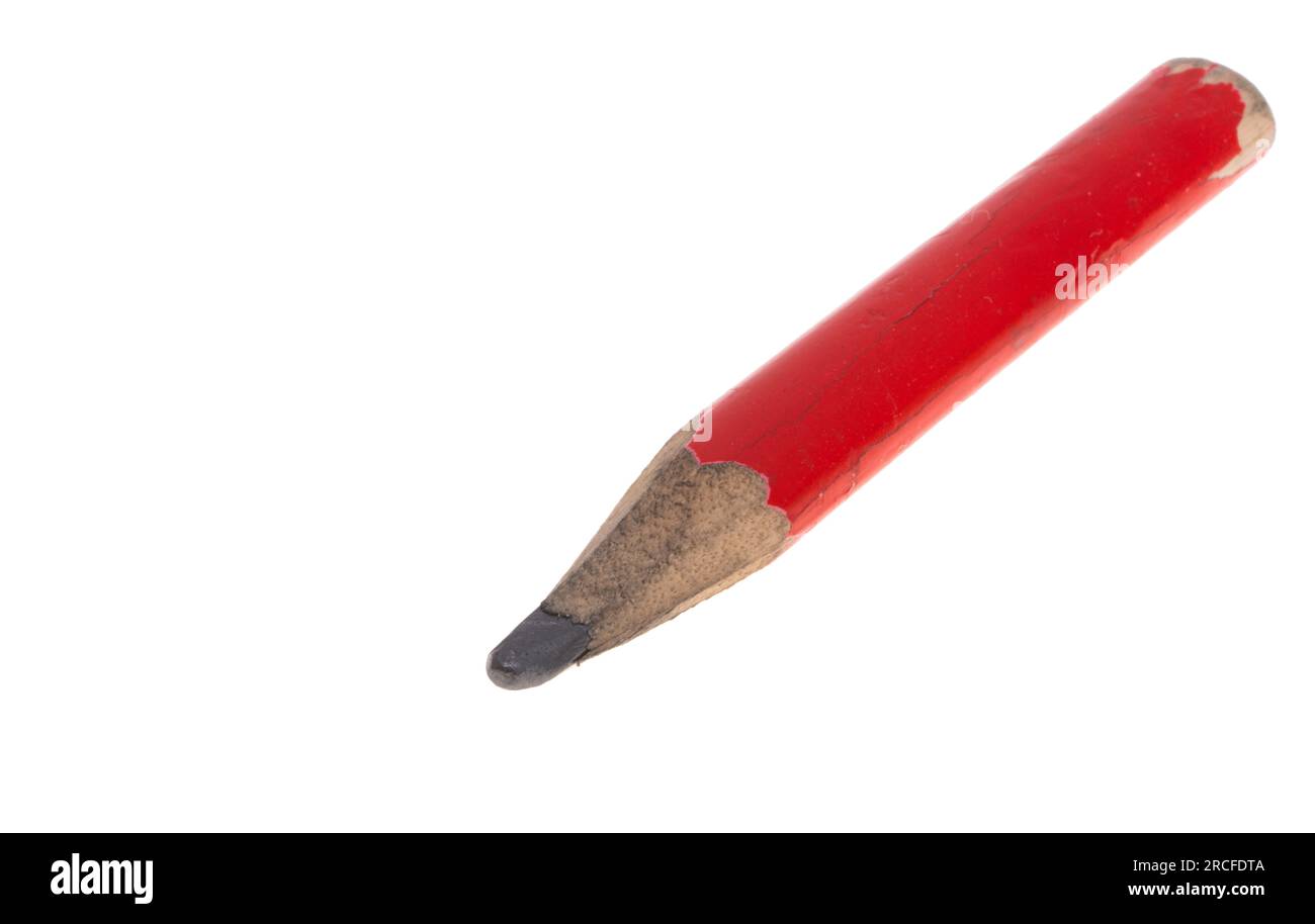 little pencil isolated on white background Stock Photo - Alamy