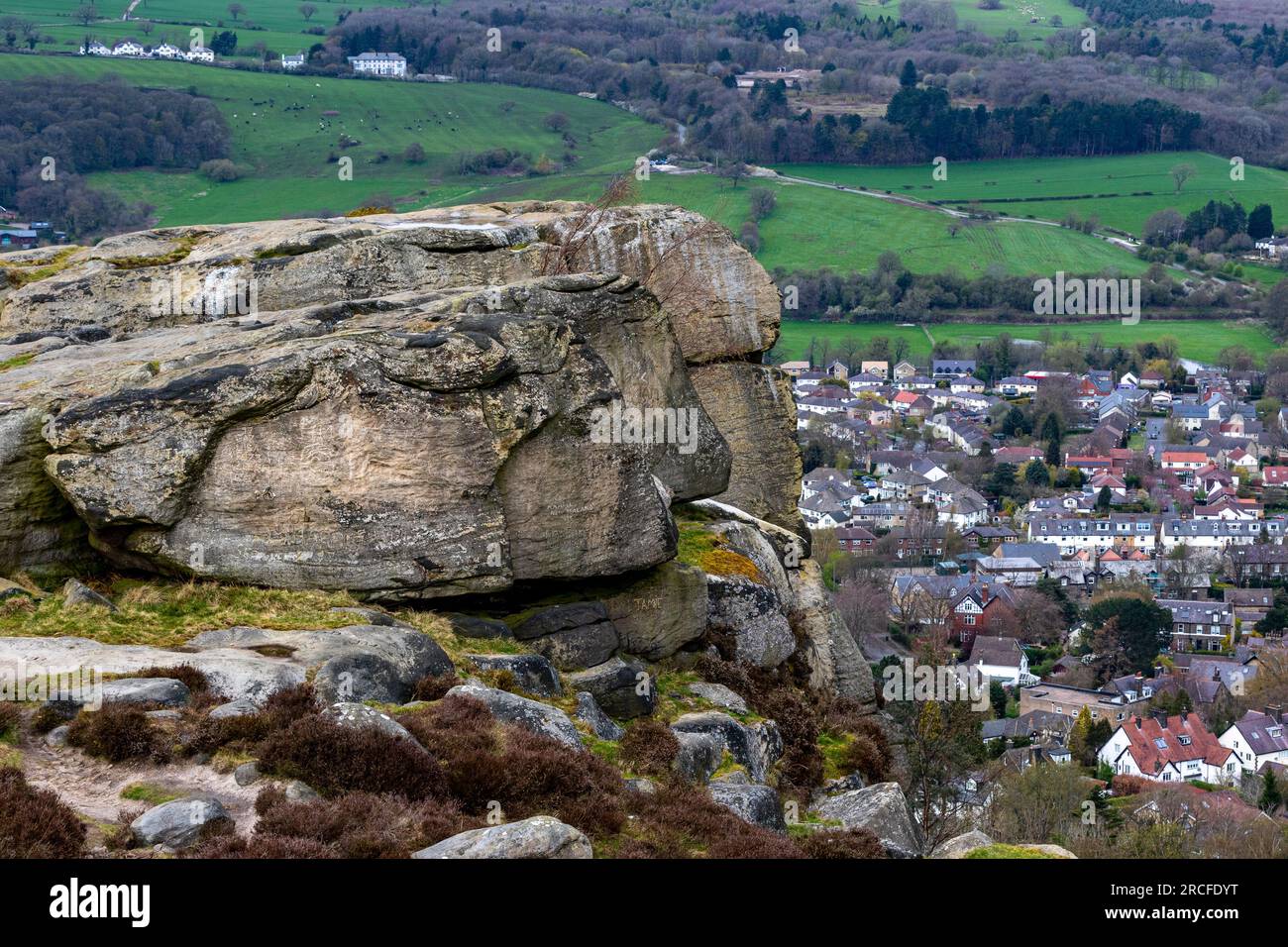 Amazing view footage taken in Yorkshire villages Stock Photo - Alamy