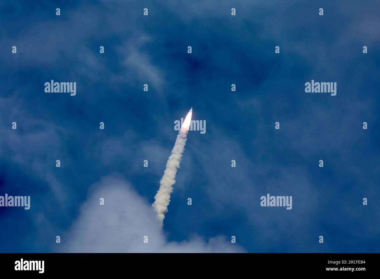 Sriharikota, India. 14th July, 2023. Chandran - 3, Indias 3rd Lunar ...