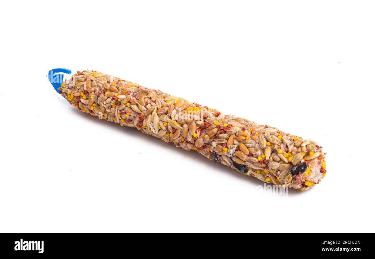 grain stick for rodents isolated on white background Stock Photo - Alamy