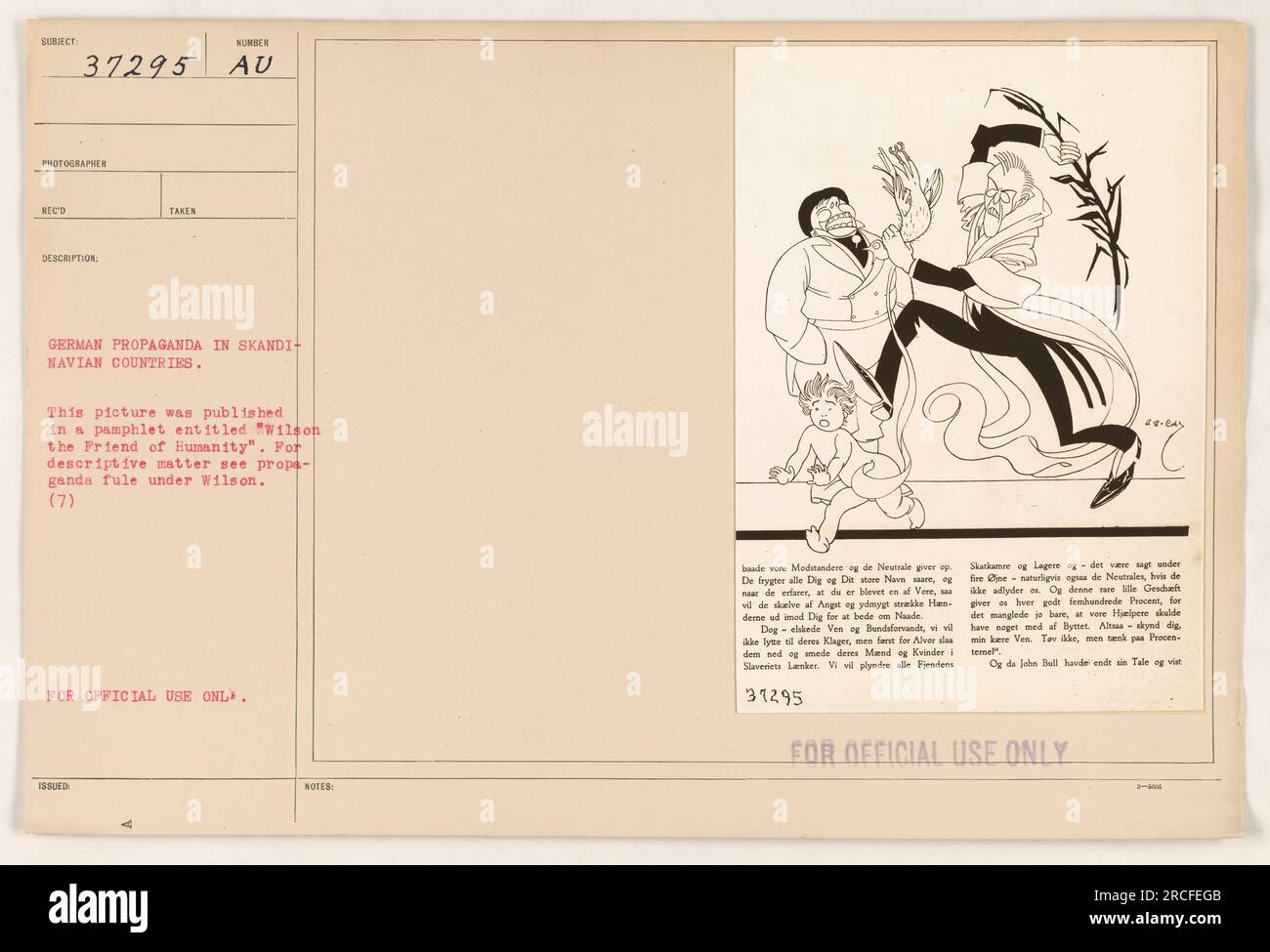 Caption: "Photograph captured from German propaganda pamphlet titled ...