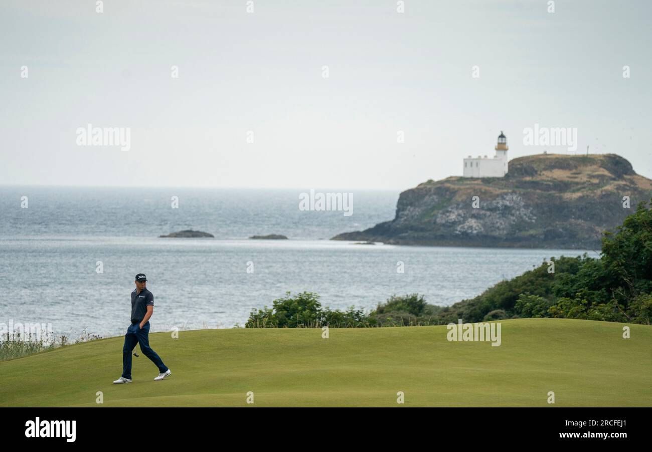 North Berwick, East Lothian, Scotland, UK. 14th July 2023. Justin ...
