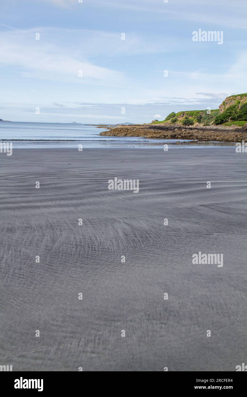 Black Beach, Traigh na Cille, Mull, Hebrides, Scotland Stock Photo - Alamy