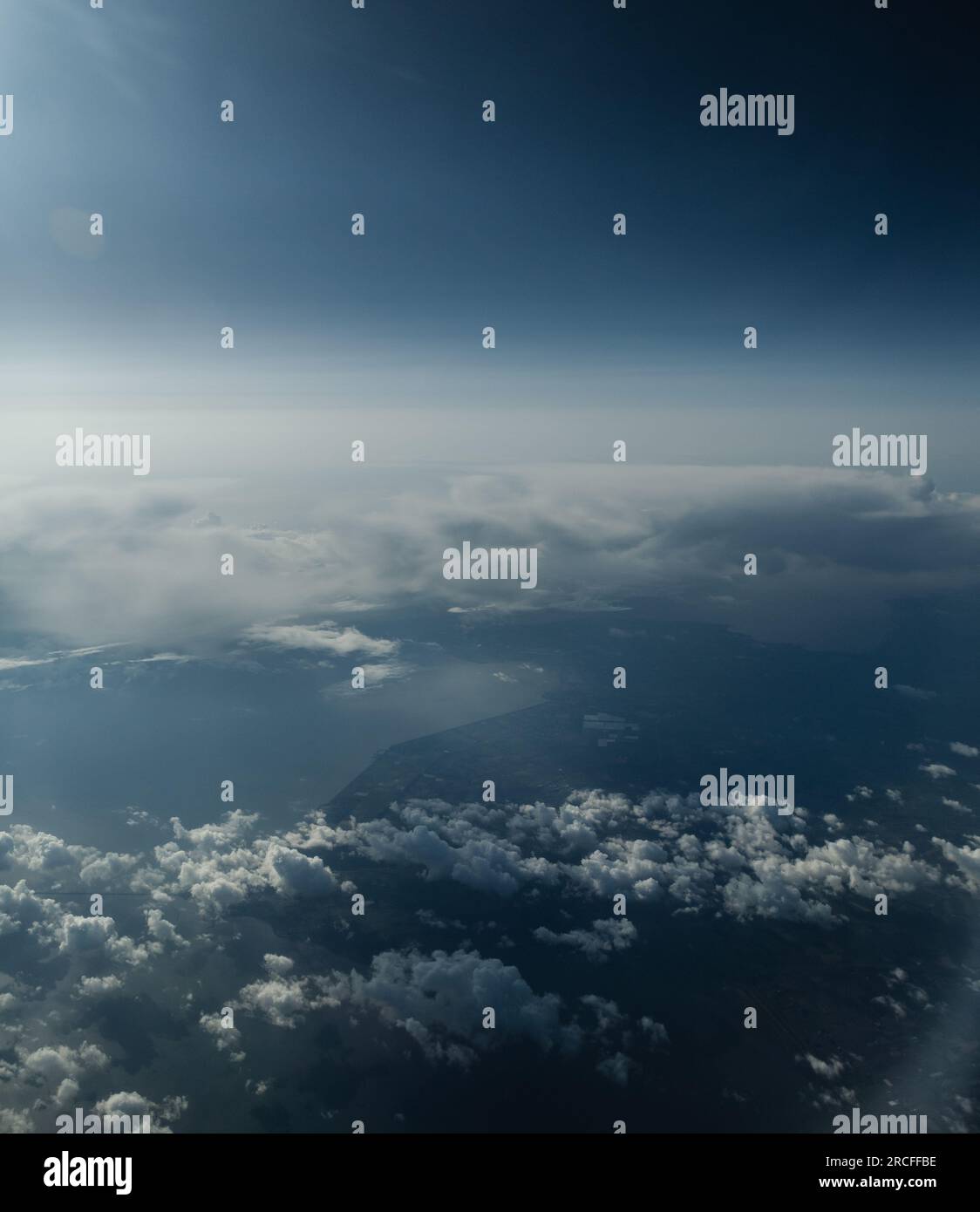 Aerial Views, scenes from an airliner Stock Photo - Alamy