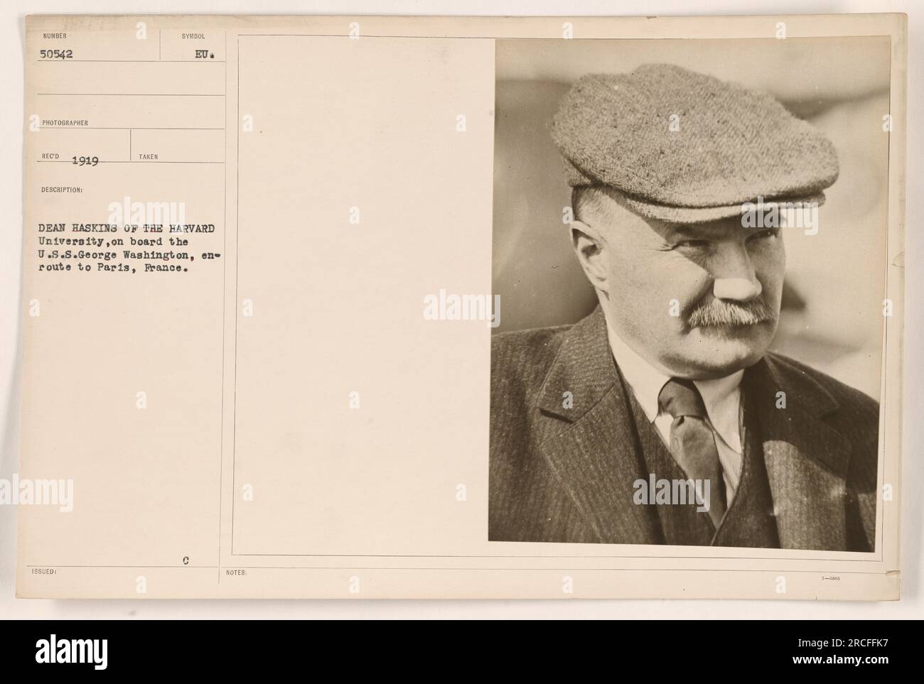 Dean Haskins, a Harvard University student, captured aboard the U.S.S ...