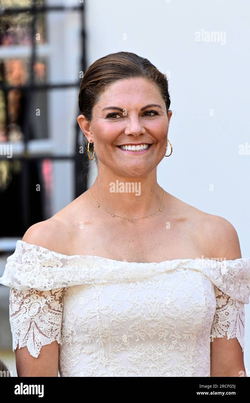 Crown Princess Victoria during Crown Princess Victoria's 46th birthday ...