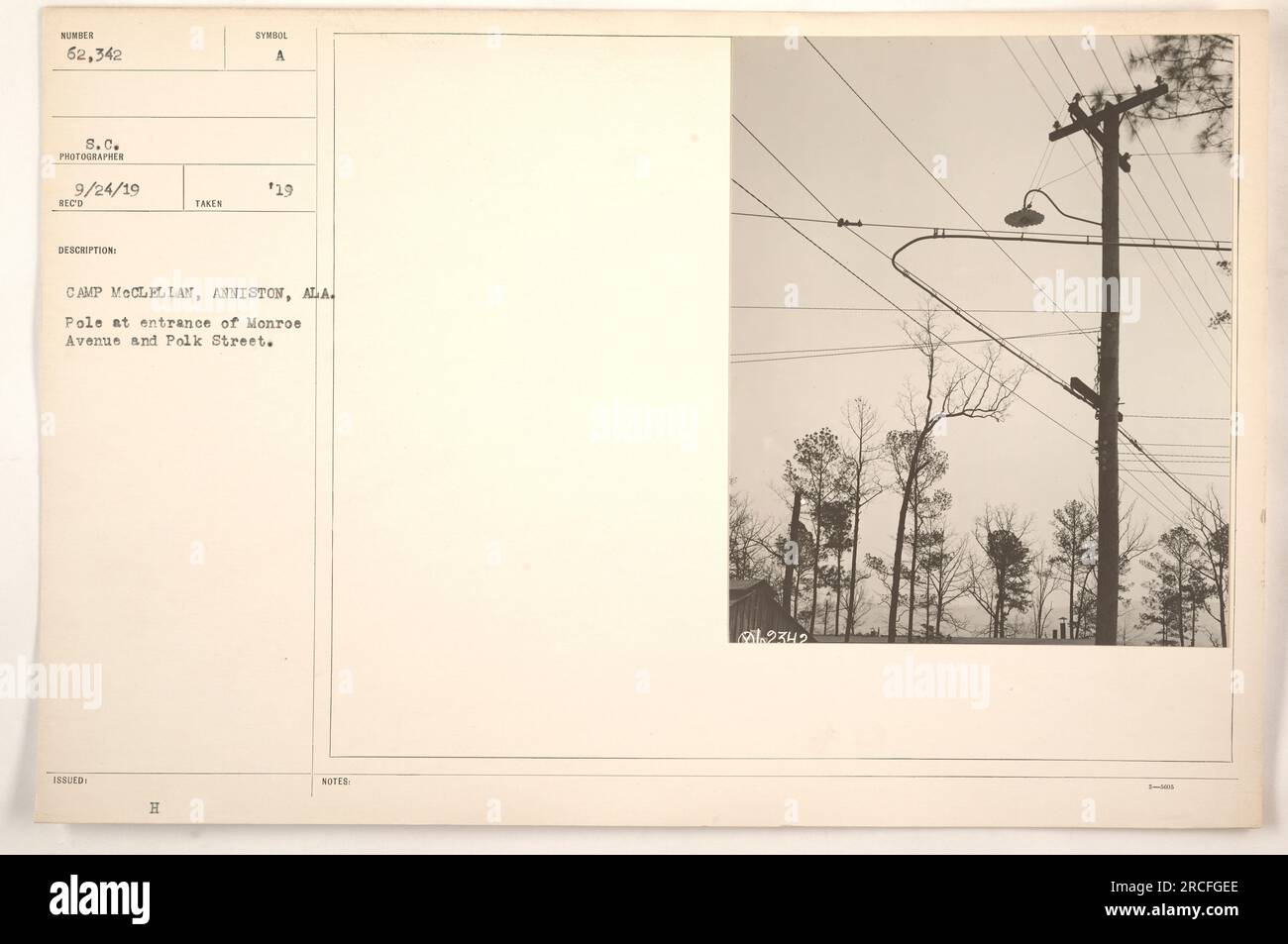 Camp mcclellan entrance hi-res stock photography and images - Alamy