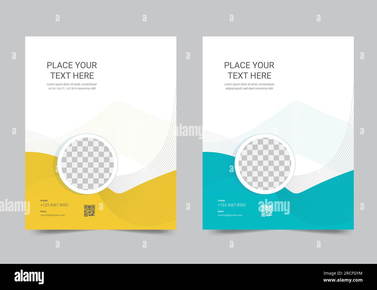 Cover template flyer design vector background Stock Vector Image & Art ...