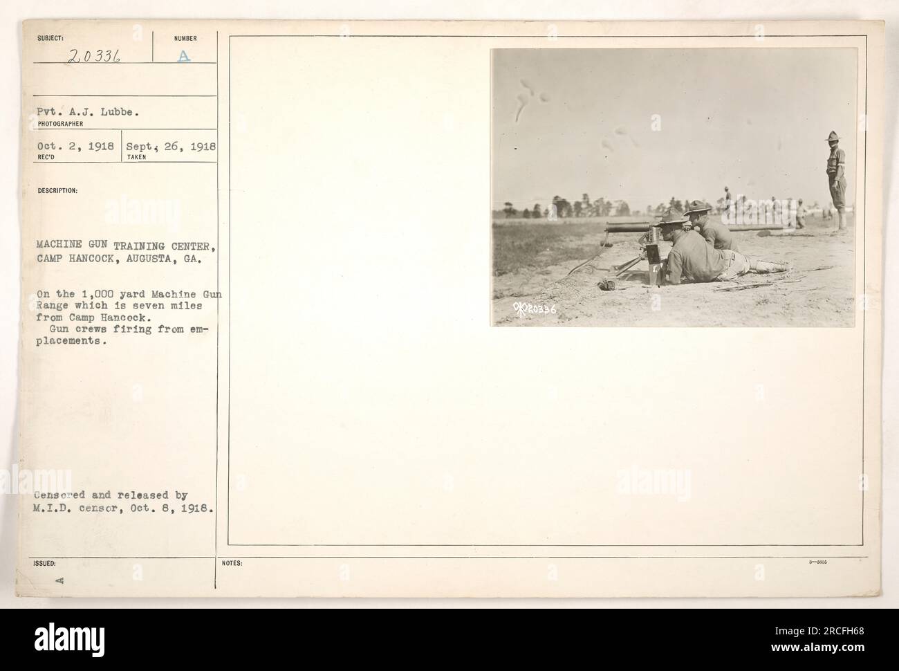 000 yard machine gun range hi-res stock photography and images - Alamy